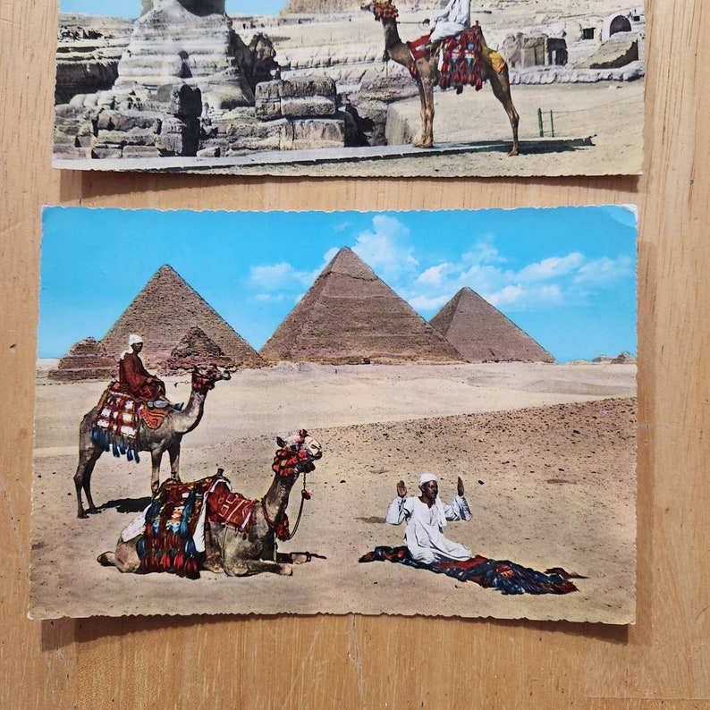 1960s Picture Postcards Egypt UAR United Arab Republic - Etsy