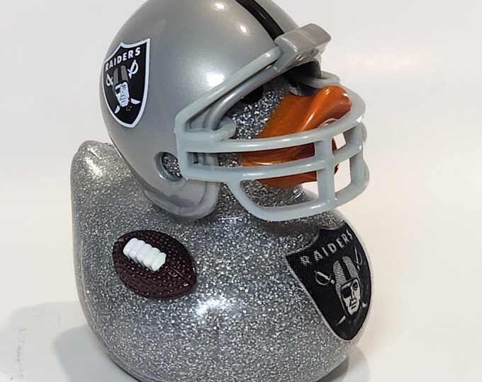 LAS VEGAS RAIDERS Rubber Duck Gift Bedazzled Duck Cruise Dashboard ...