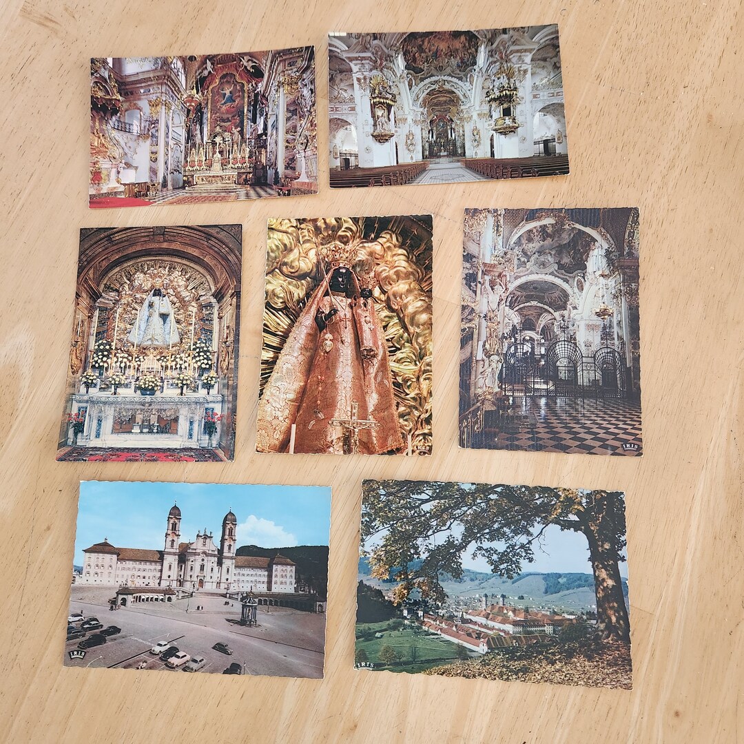 1950s Picture Postcards Switzerland Einsiedeln Unposted 50 - Etsy