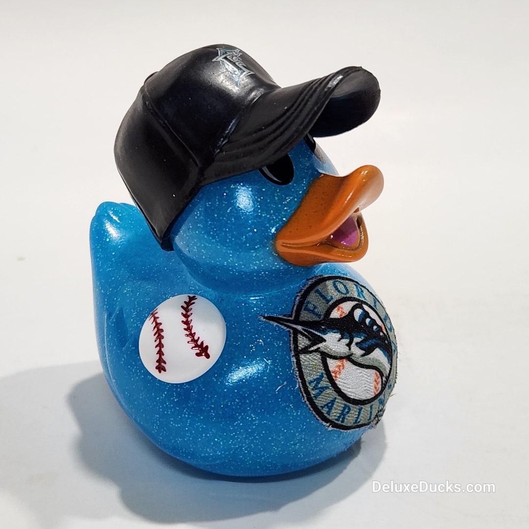FLORIDA MARLINS Rubber Duck Gift Baseball MLB Bedazzled Duck Cruise ...