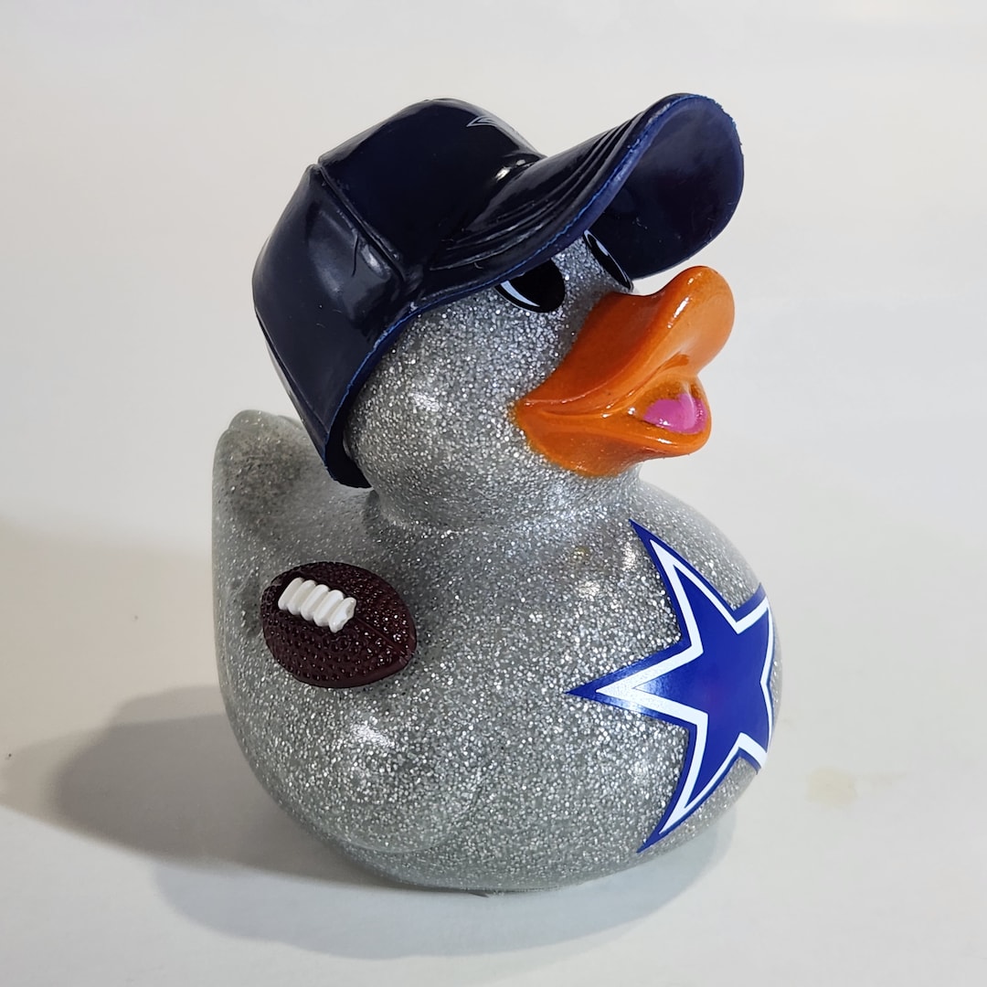 DALLAS COWBOYS Rubber Duck Gift NFL Bedazzled Duck Cruise Dashboard ...