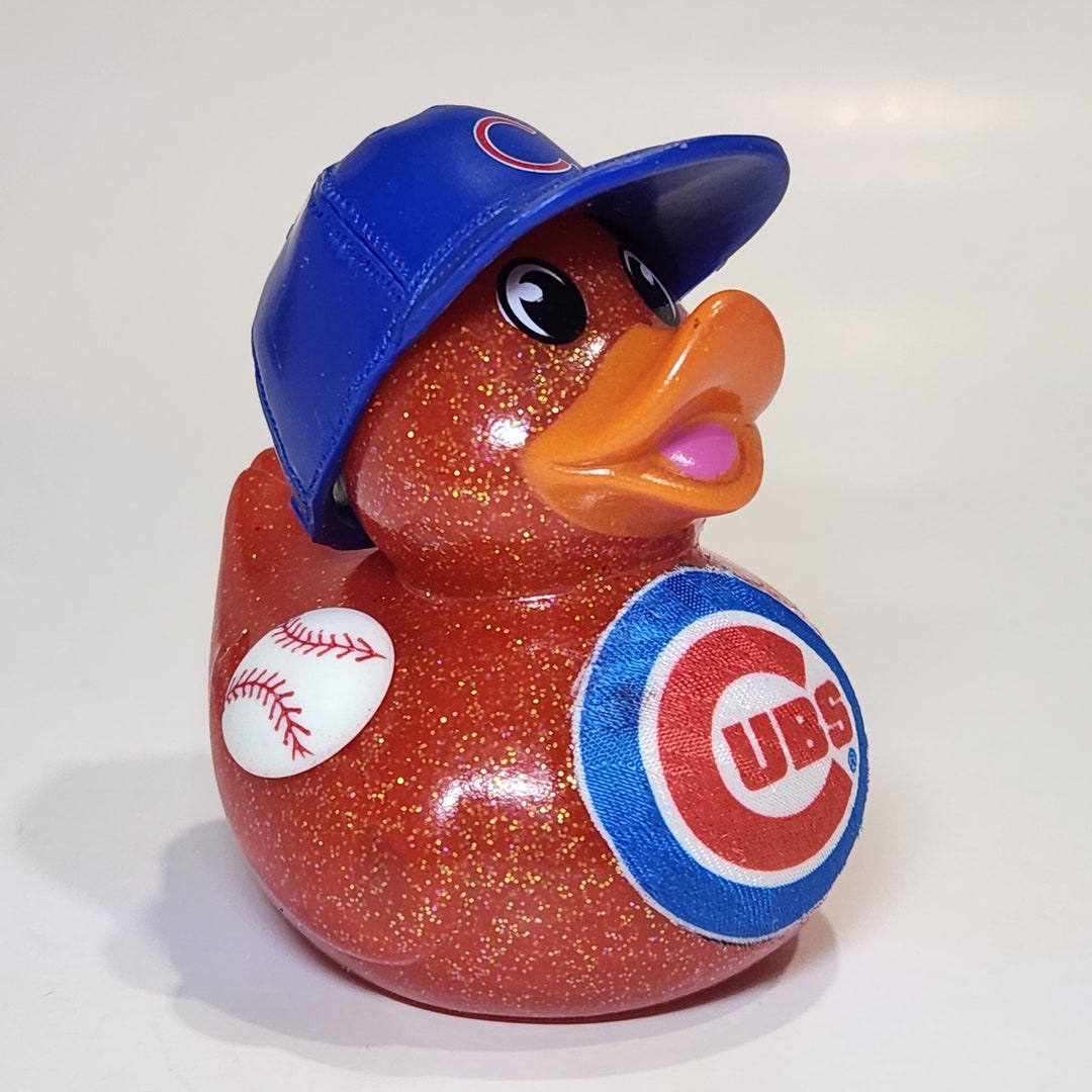 CHICAGO CUBS Rubber Duck Gift Baseball Mlb Bedazzled Collectible Duck ...