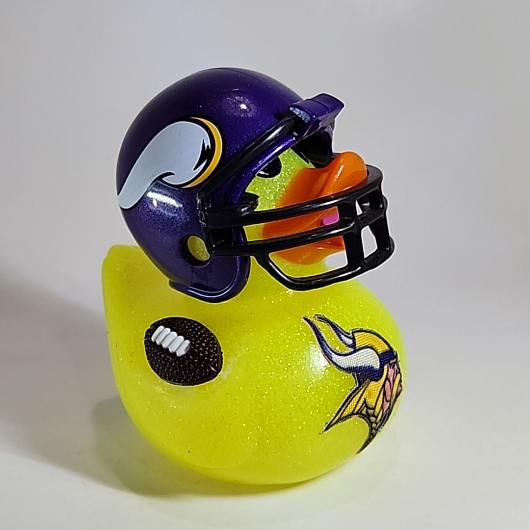 MINNESOTA VIKINGS Rubber Duck Gift Bedazzled Nfl Duck Cruise Dashboard ...