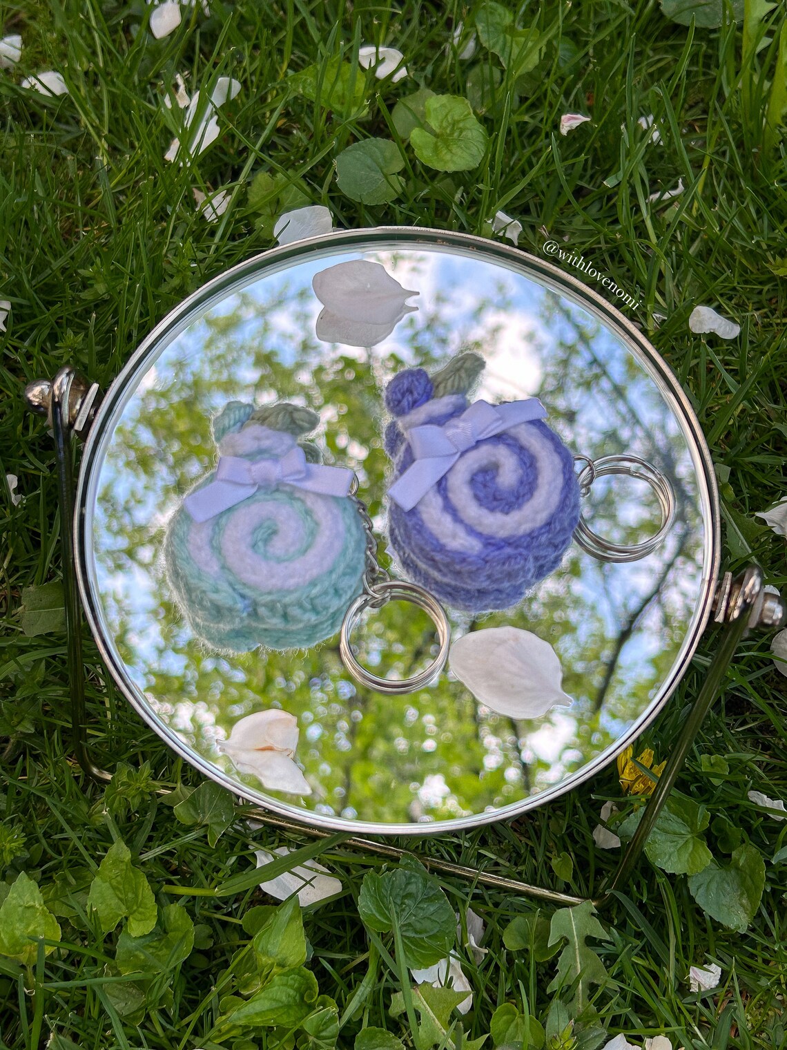 Crochet Cake Roll Keychains - Etsy