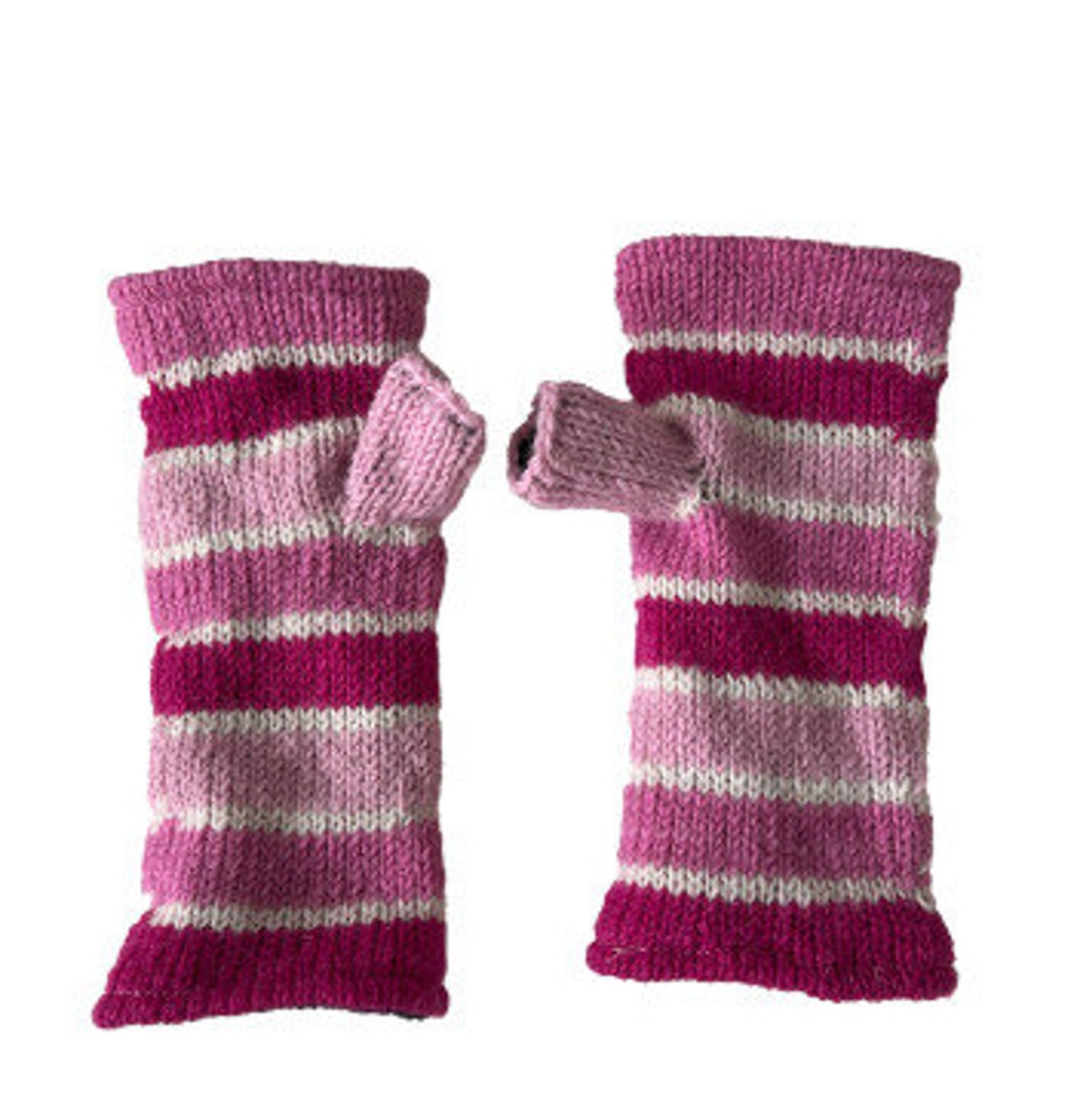 Woolen Hand Warmer Hand Knitted in Nepal With Premium Wool and Fleece ...