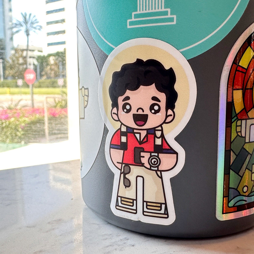 Blessed Carlo Acutis Vinyl Sticker - Etsy