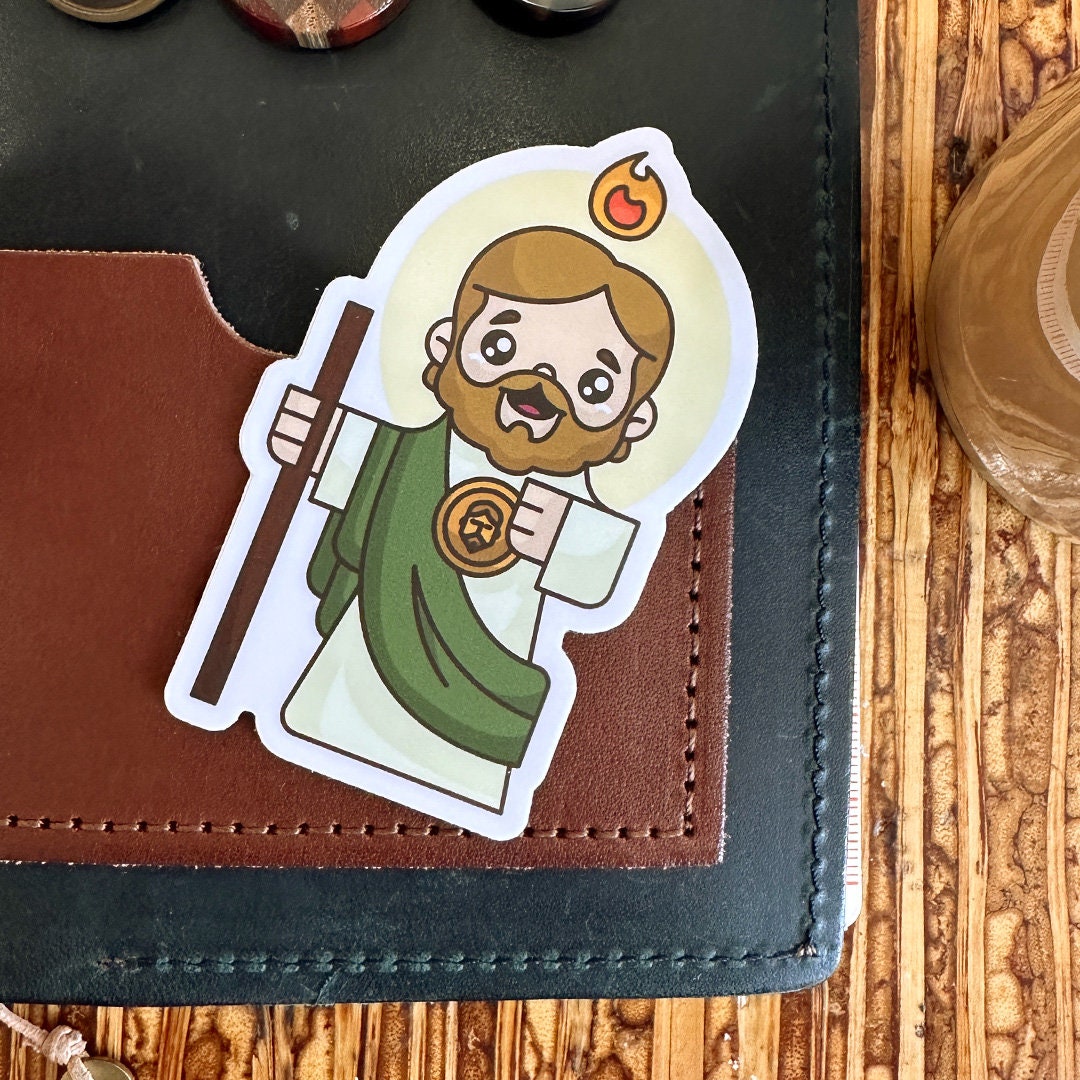 St. Jude the Apostle Vinyl Sticker - Etsy