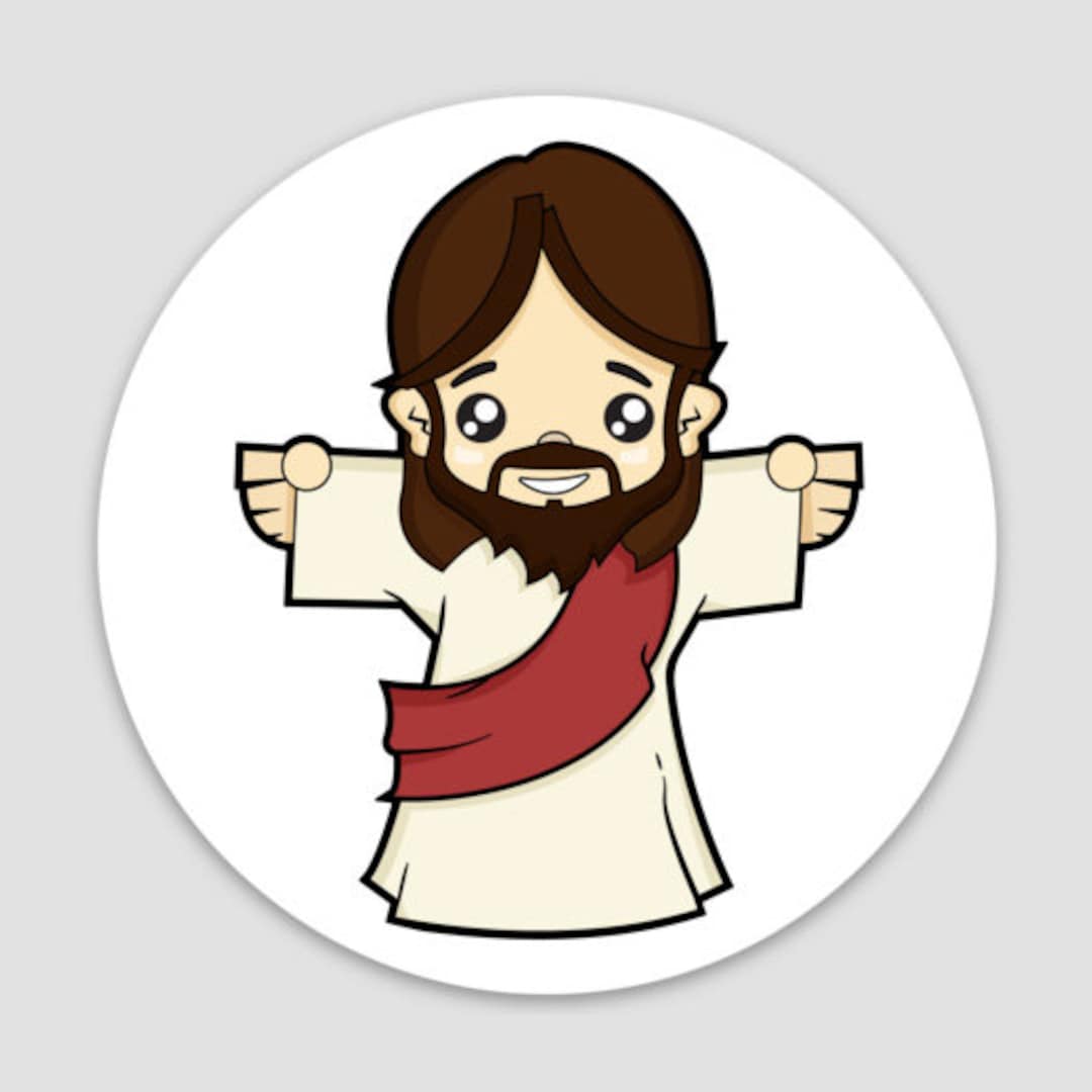 Jesus Vinyl Sticker - Etsy