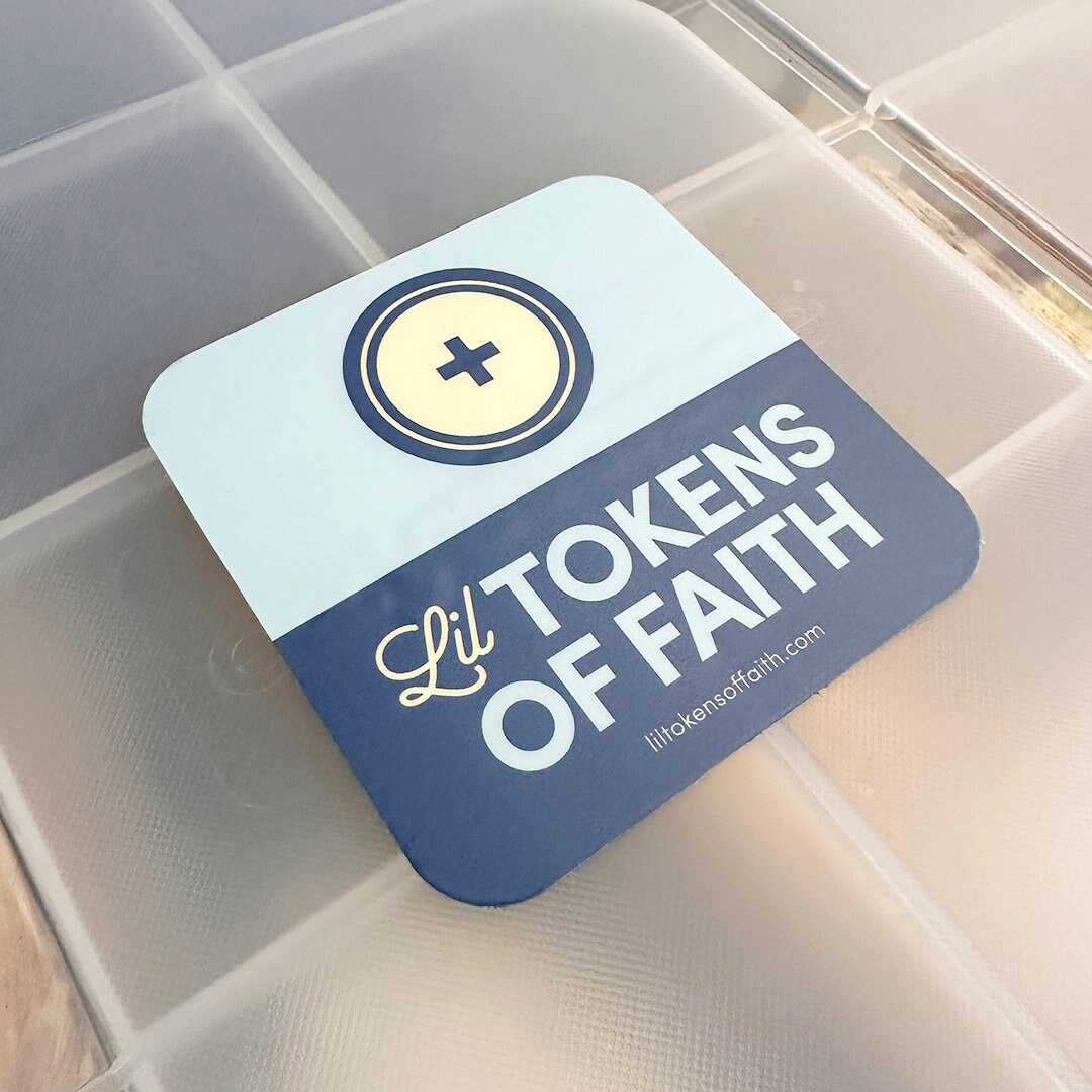 Lil Tokens of Faith Logo Sticker - Etsy