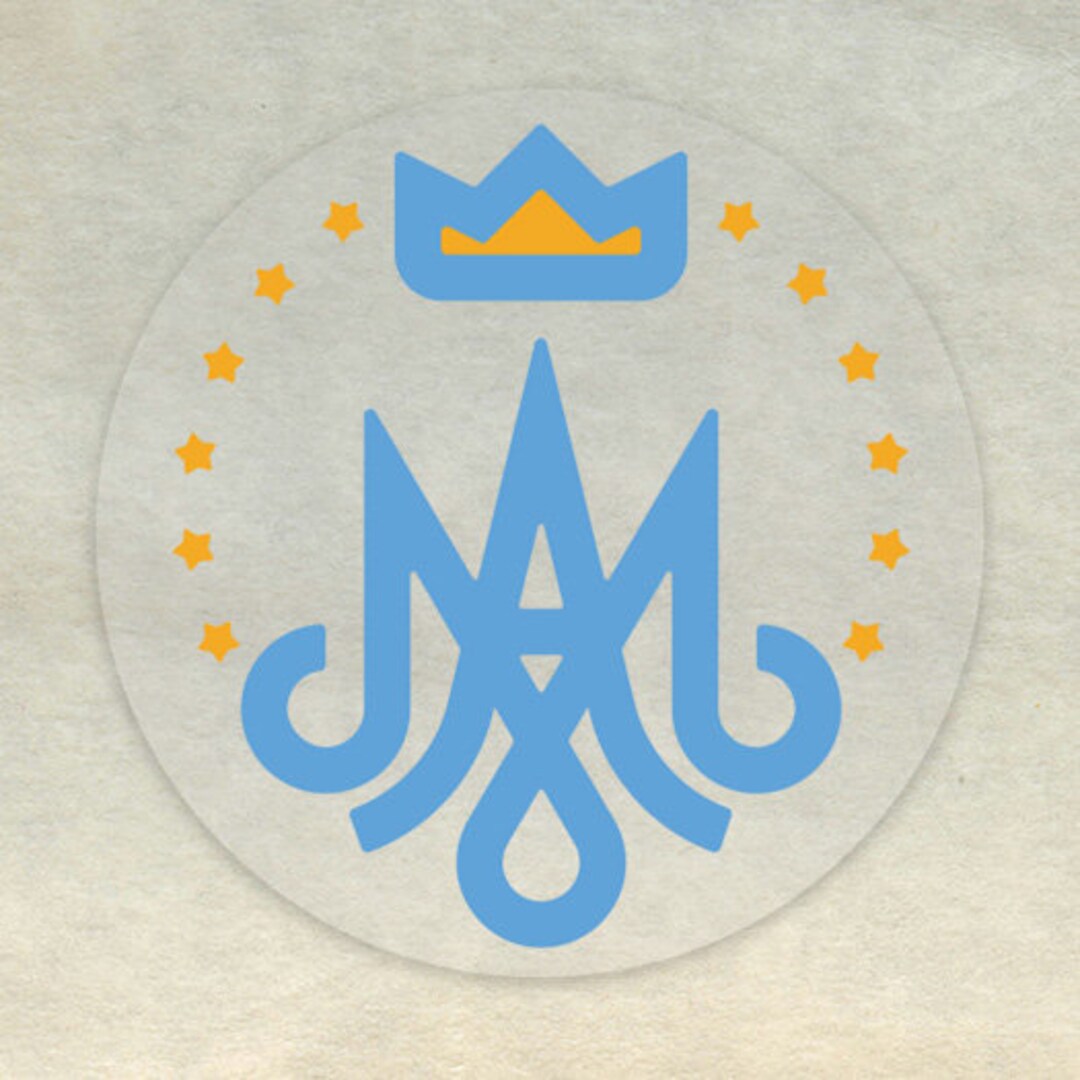 Auspice Maria Clear Vinyl Sticker - Etsy