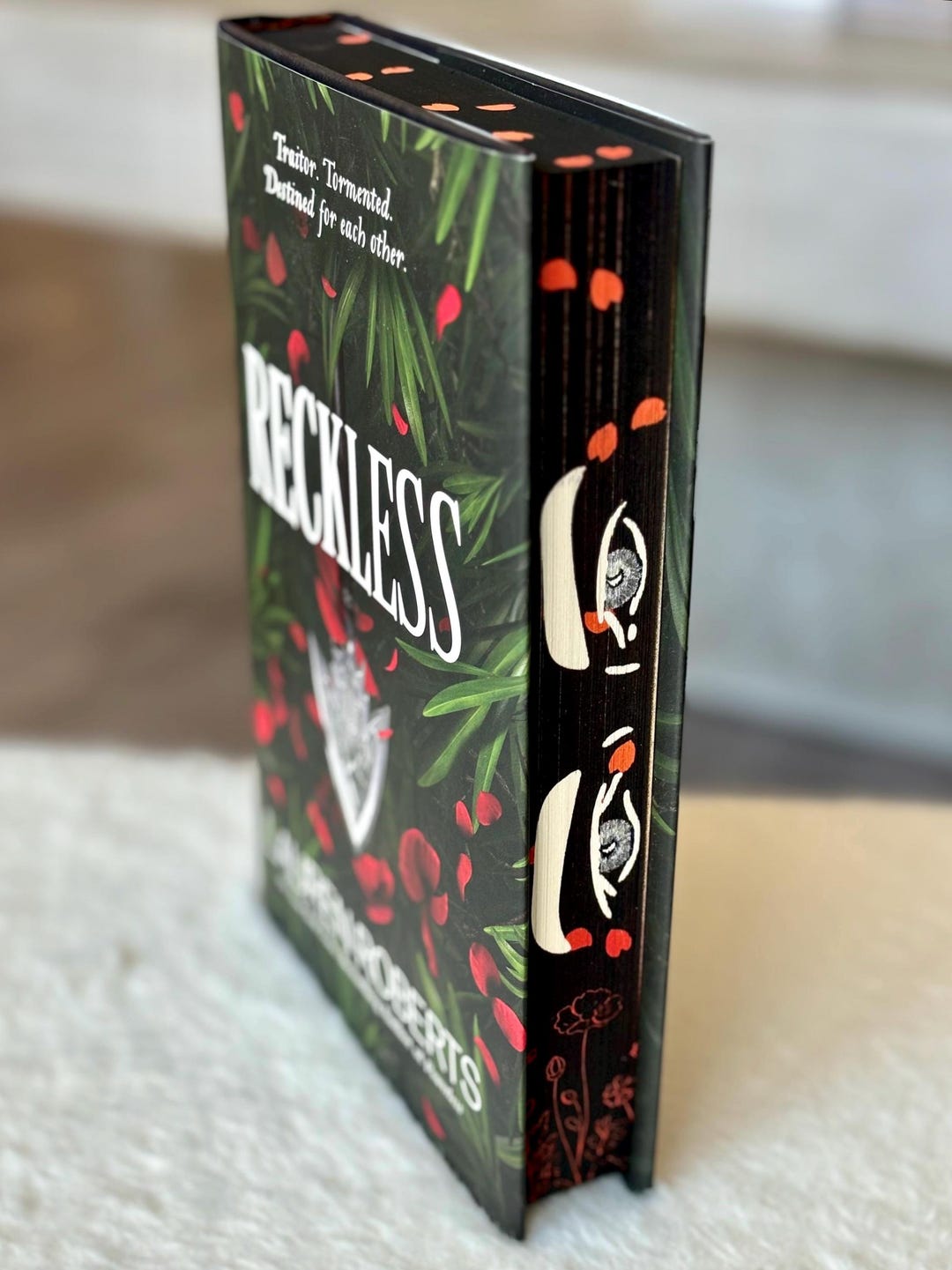 Reckless by Lauren Roberts Sprayed Edge - Etsy