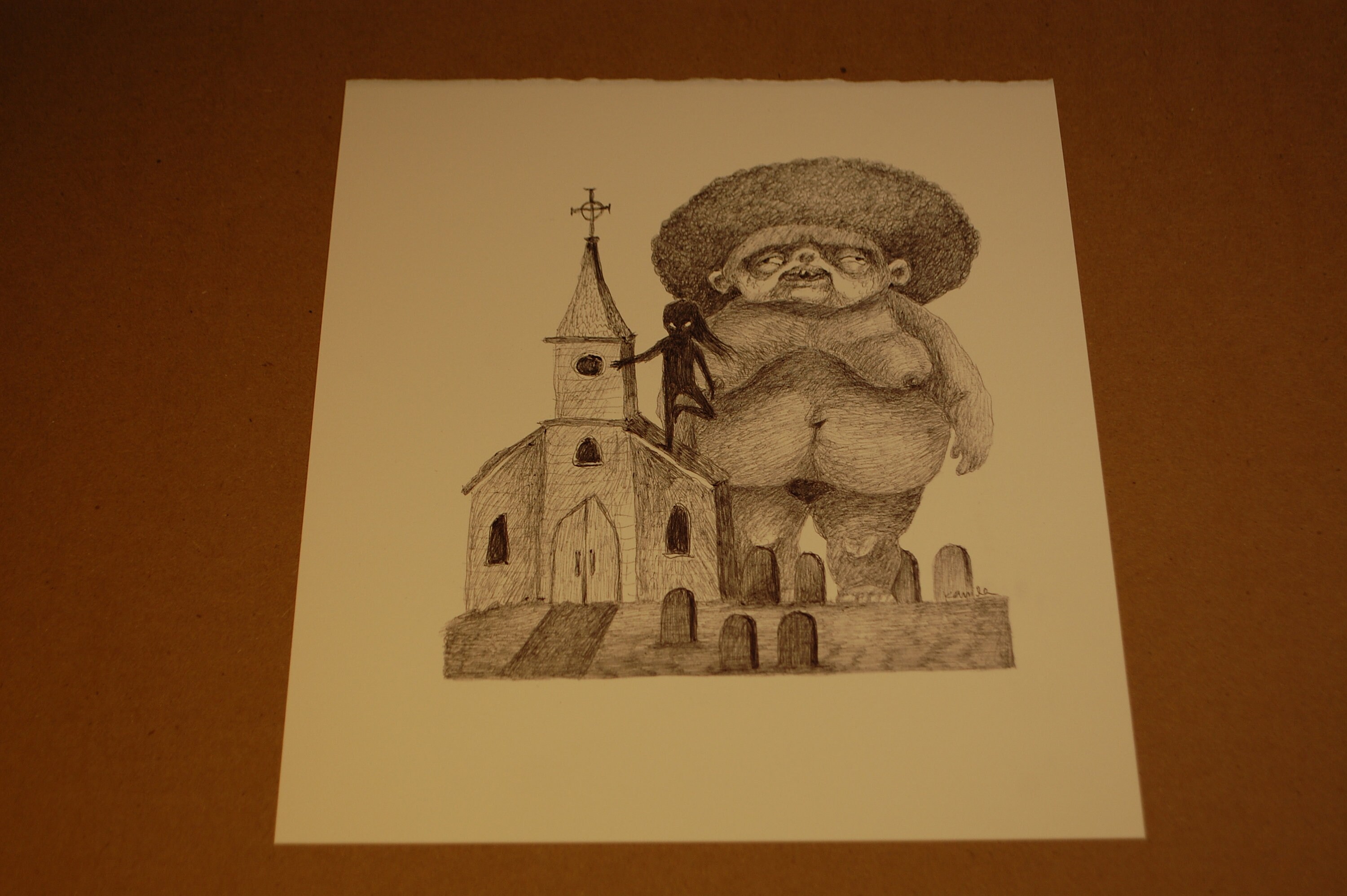 Original Drawing by Kamila Mlynarczyk Woodedwoods - Etsy