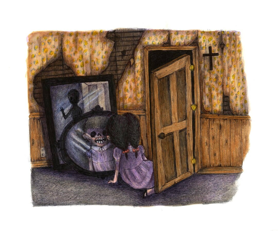 Original Drawing by Kamila Mlynarczyk Woodedwoods - Etsy