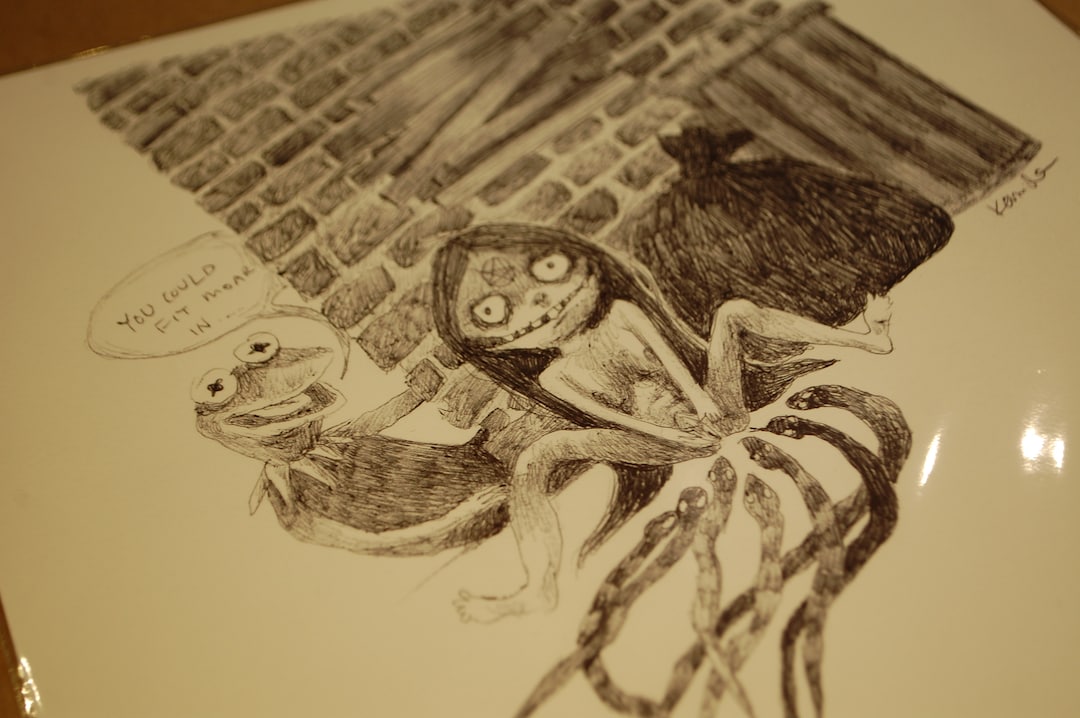 Original Drawing by Kamila Mlynarczyk Woodedwoods - Etsy