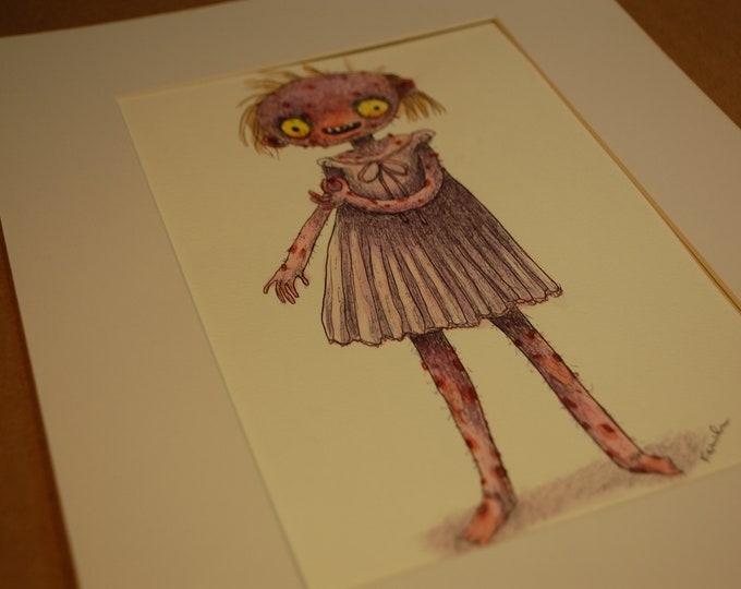 Original Drawing by Kamila Mlynarczyk Woodedwoods - Etsy