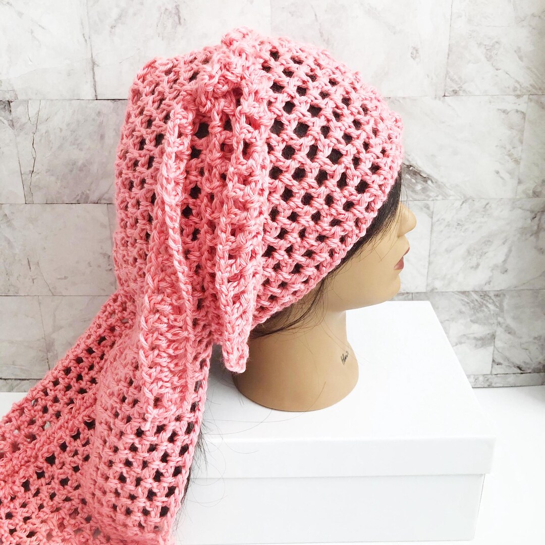 Handmade Crochet Durag for Braids, Dreadlocks Natural, Straight Hair ...