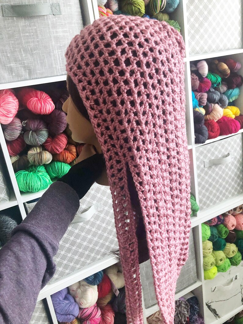 Crochet Durag Headwrap Custom Durag Mesh Du-rag Head Scarf Braids Locs ...