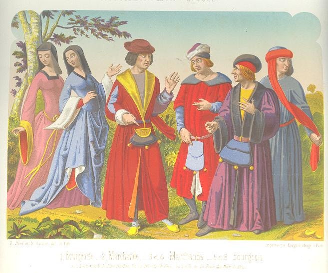 UPPER & Lower CLASS of FRANCE Medieval and Renaissance Full Color ...