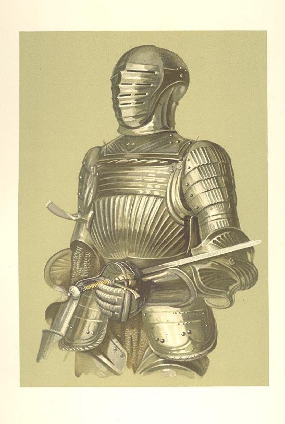 KNIGHT'S ARMOUR Walter Scott ABBOTSFORD Scotland Vintage - Etsy 日本