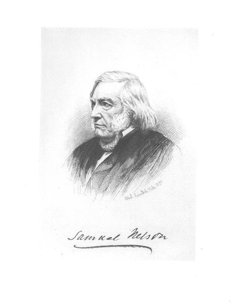 SAMUEL NELSON 1890s Court Room Lawyer / Judge United States Supreme ...