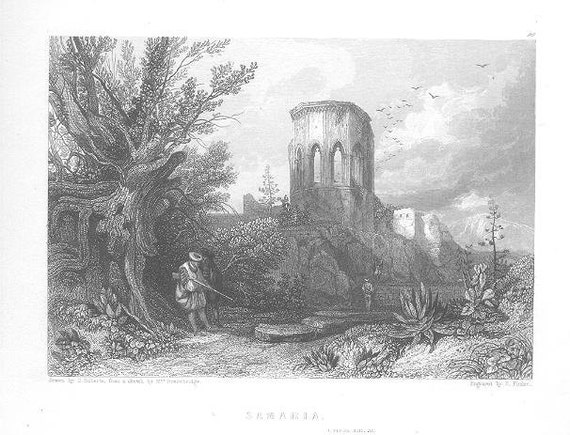 David Roberts Holy Land SAMARIA RARE Engraving Palestine Holy - Etsy UK