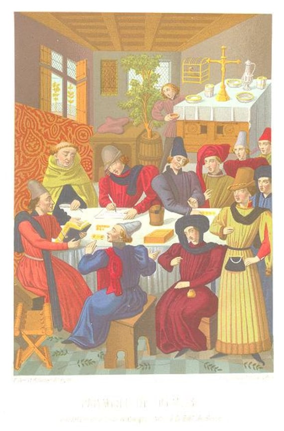 LANDLORD TAX COLLECTOR Accountant Medieval and Renaissance - Etsy