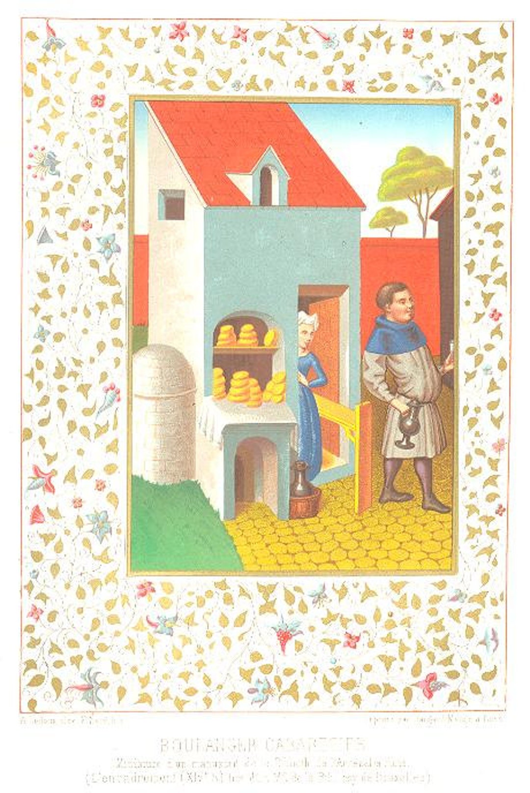 BAKER INNKEEPER Hotel BAKERY ~ Medieval and Renaissance ~ Full Color ...