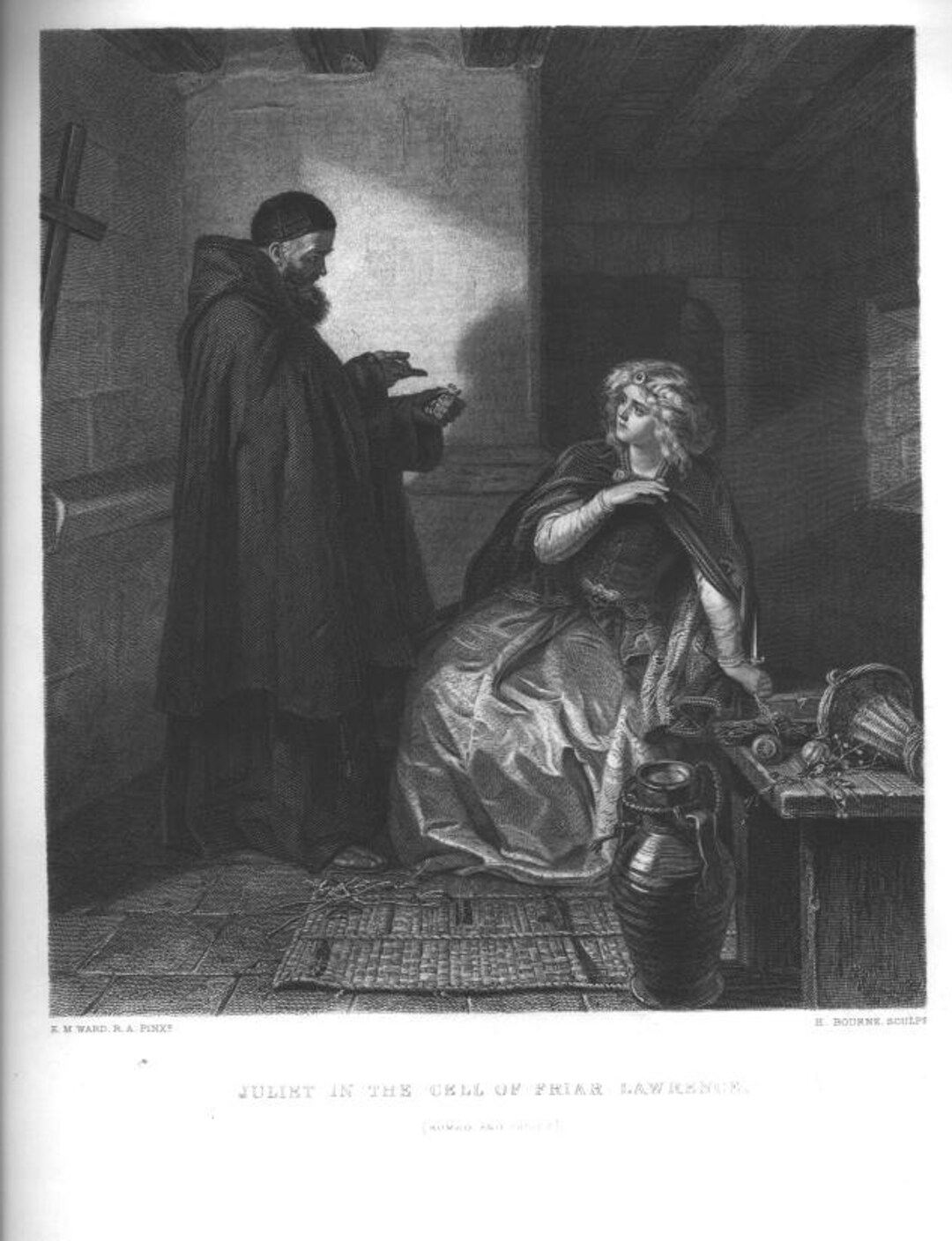 ROMEO and JULIET PRISON Friar ~ William Shakespeare Vintage Victorian ...