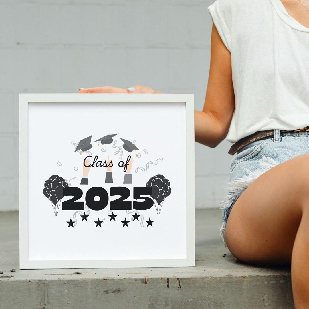 Graduation Word Clip Art, Graduation Sublimation Graphics, Class of ...