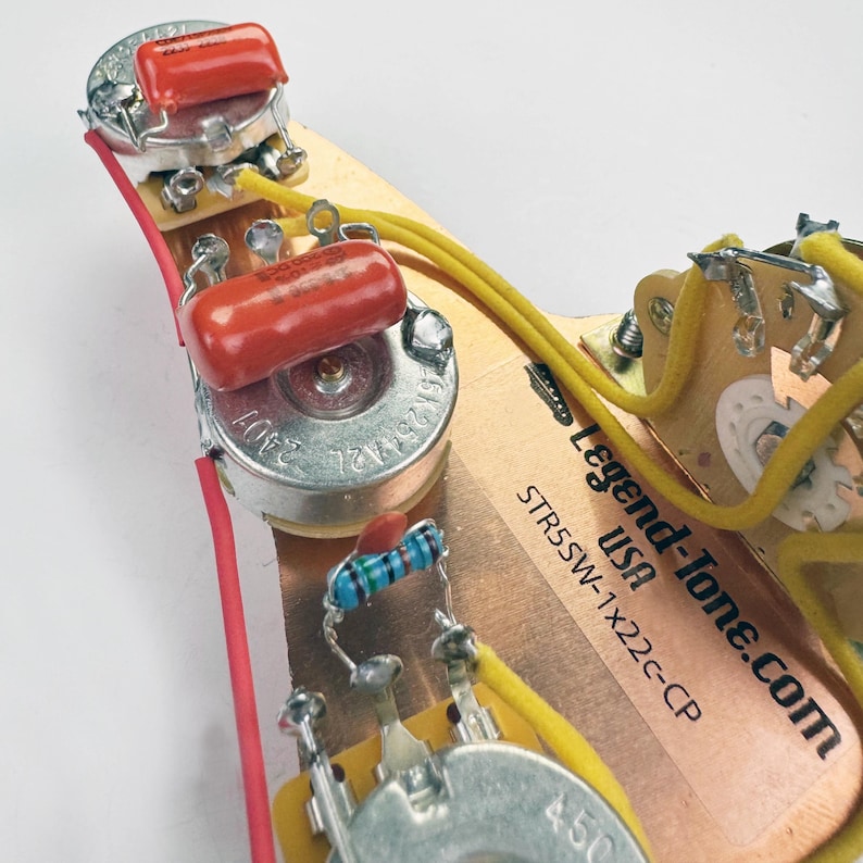 Fender Stratocaster Custom Modern Wiring Harness 5-way, Bridge Tone and ...