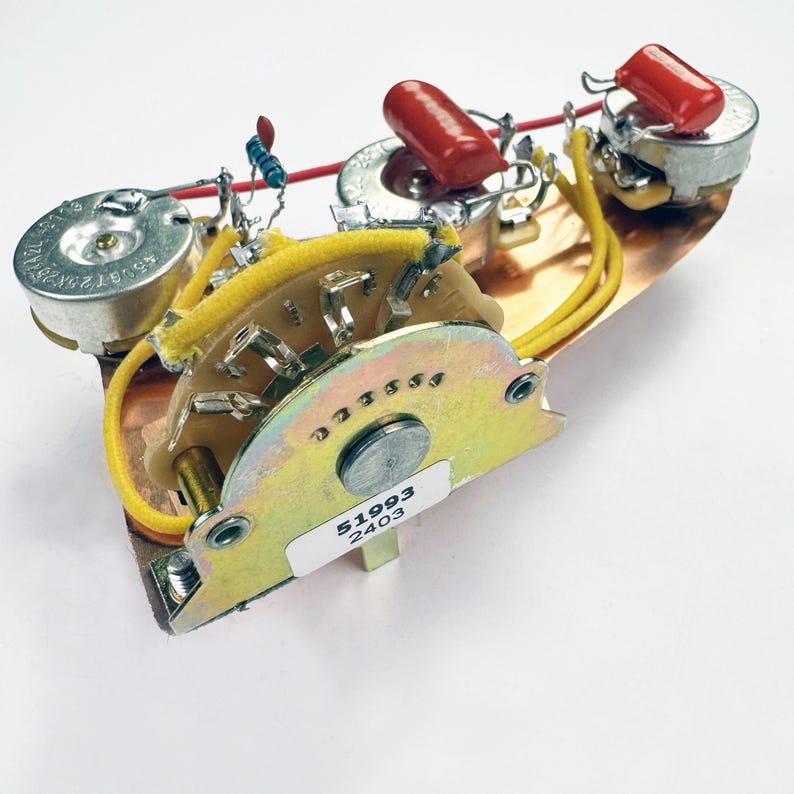 Fender Stratocaster Custom Modern Wiring Harness 5-way, Bridge Tone and ...