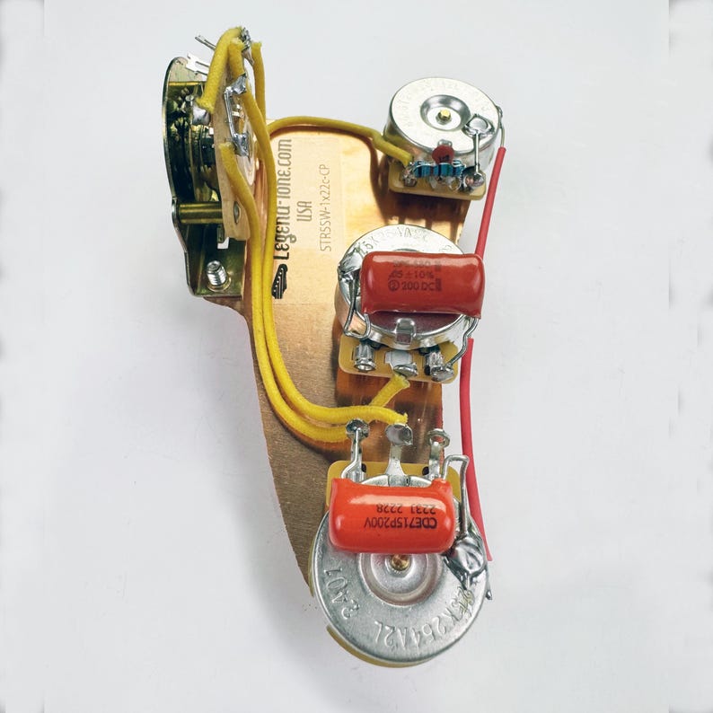 Fender Stratocaster Custom Modern Wiring Harness 5-way, Bridge Tone and ...