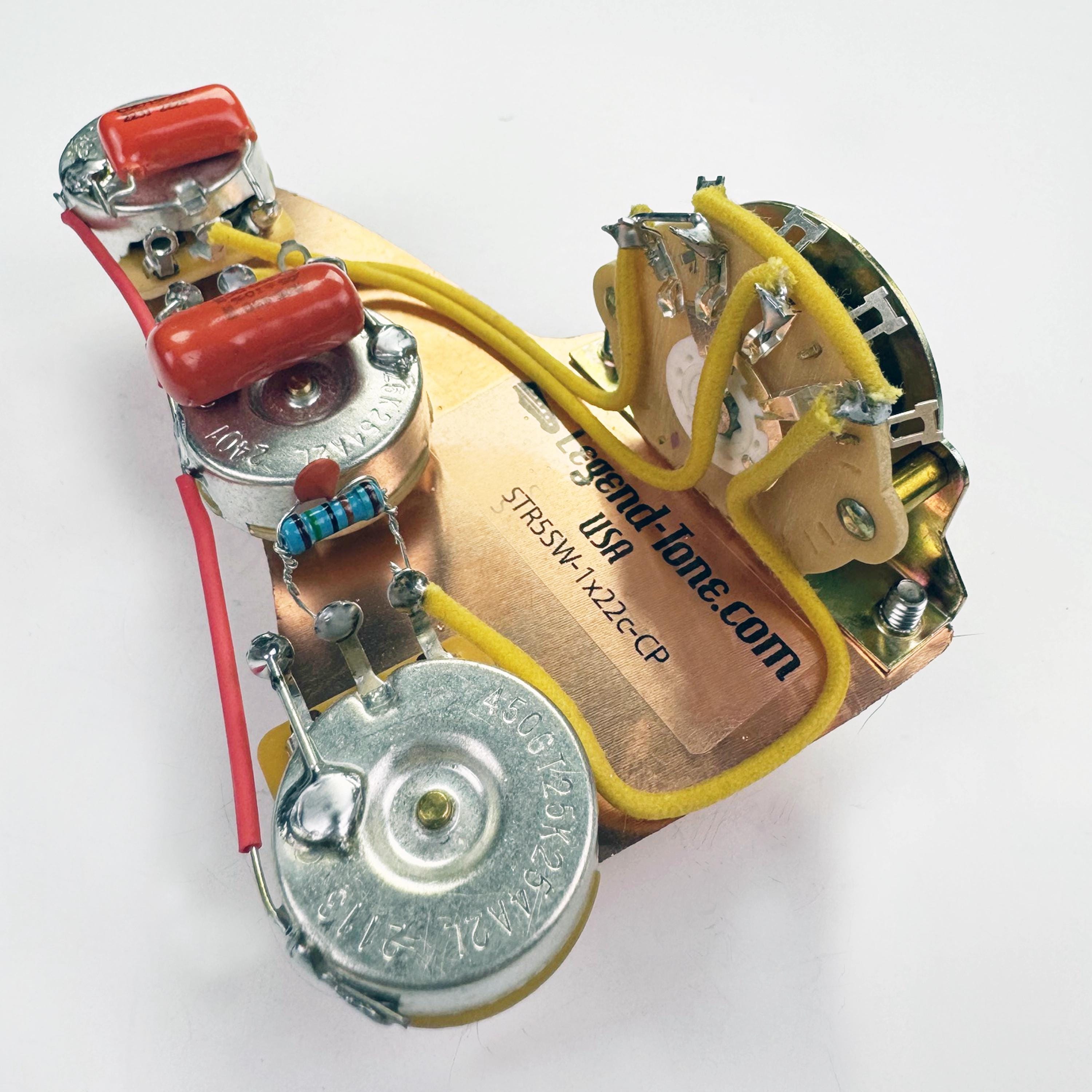 Fender Stratocaster Custom Modern Wiring Harness 5-way, Bridge Tone and ...