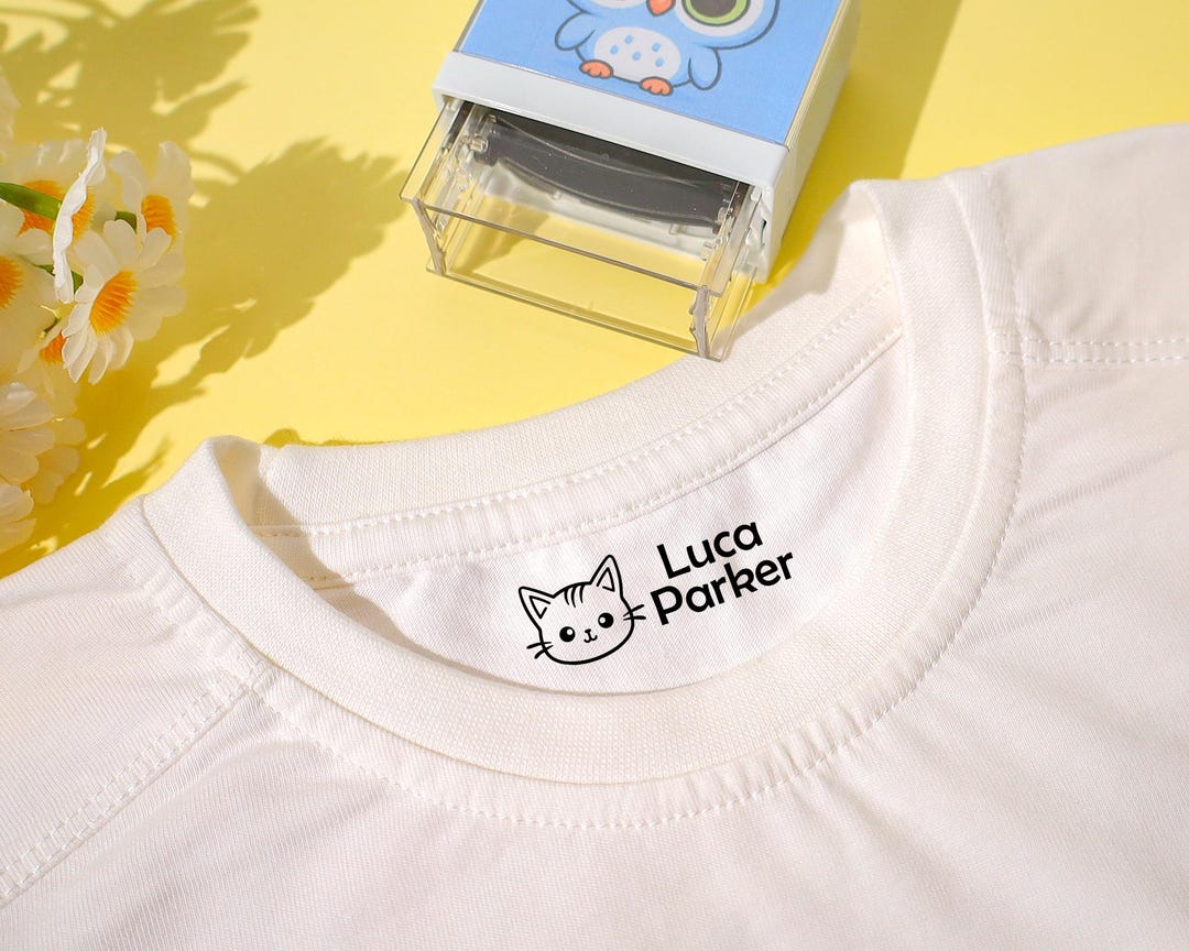 Custom Clothing Stamp/personalized Fabric Stamp/kids Name Label Stamp ...