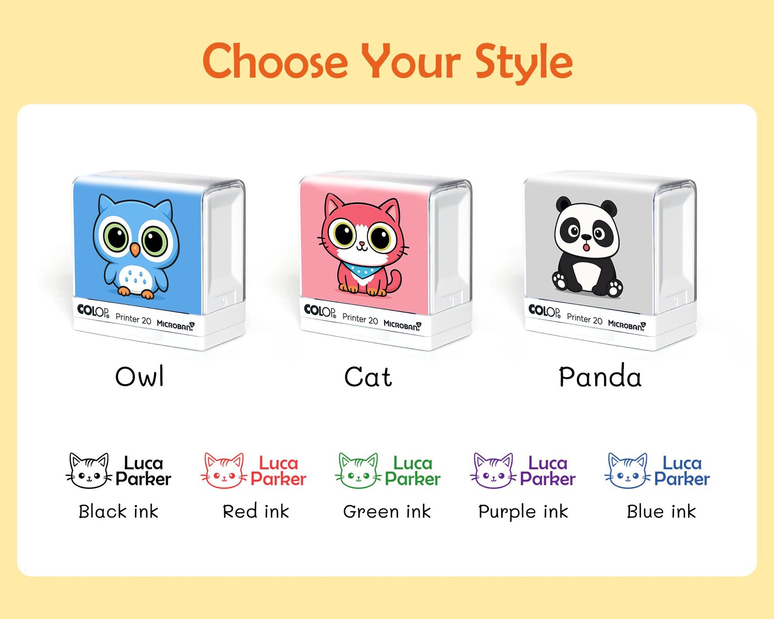 Custom Clothing Stamp/personalized Fabric Stamp/kids Name Label Stamp ...