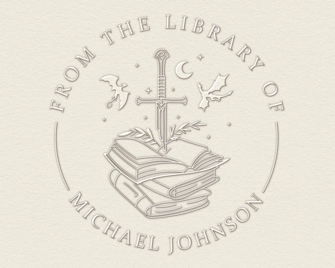 Personalized Book Embosser,custom Book Embosser,from the Library of ...