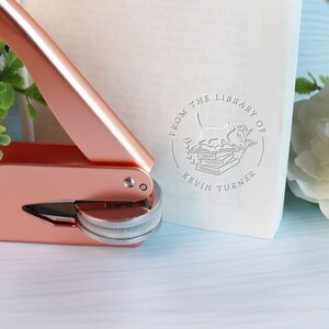 Personalized Book Embosser,custom Book Embosser,from the Library of ...