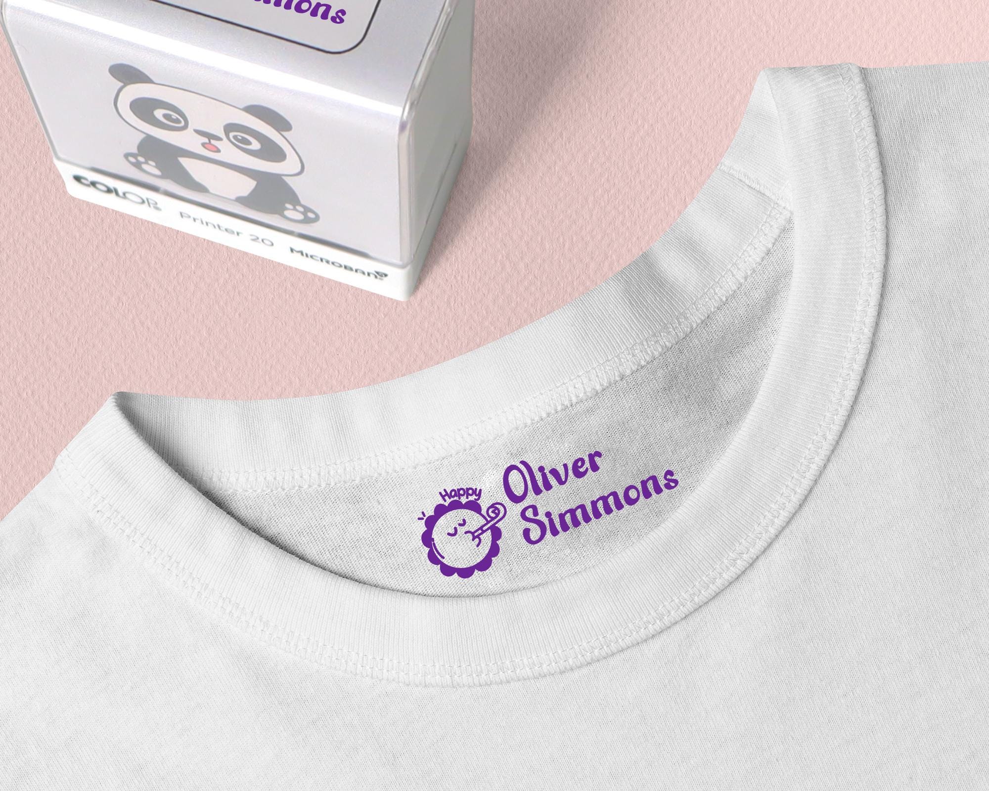 Custom Clothing Stamp/personalized Fabric Stamp/kids Name Label Stamp ...