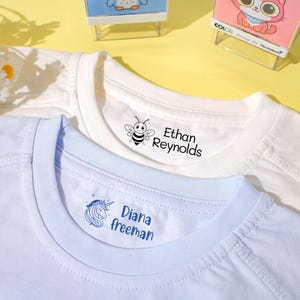 Custom Clothing Stamp/personalized Fabric Stamp/kids Name Label Stamp ...