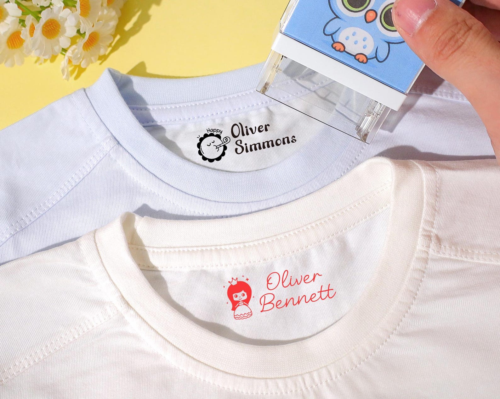 Custom Clothing Stamp/personalized Fabric Stamp/kids Name Label Stamp ...