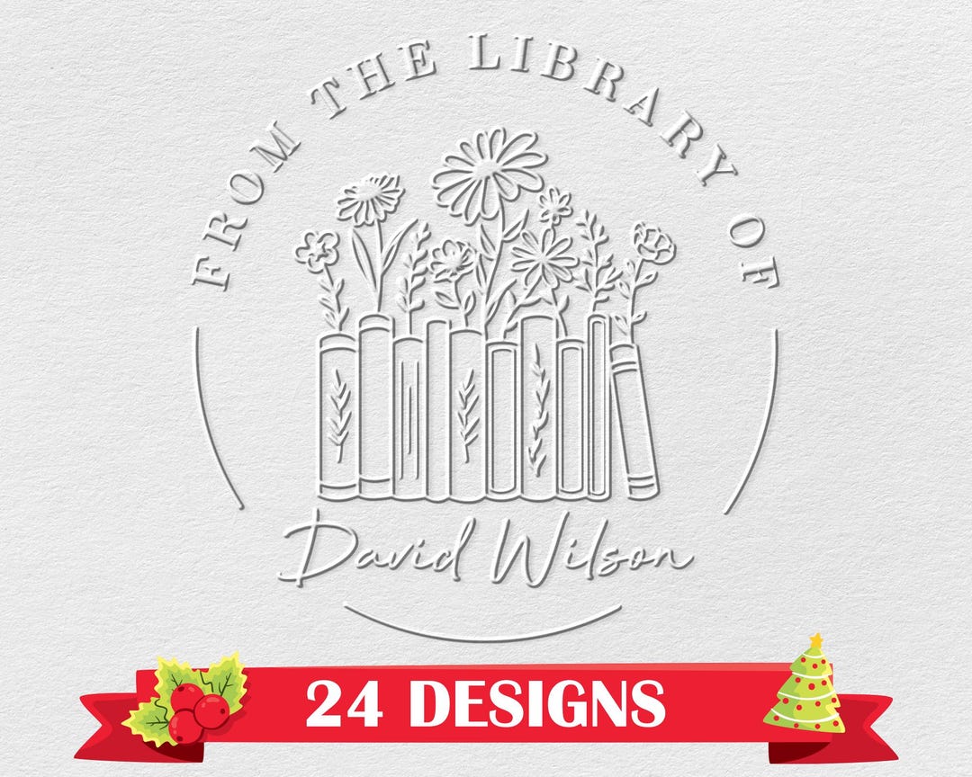 Personalized Book Embosser,custom Book Embosser,from the Library of ...