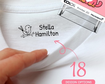 Custom Clothing Stamp/personalized Fabric Stamp/kids Name Label Stamp ...