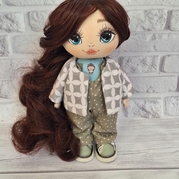 Textile Doll - Etsy