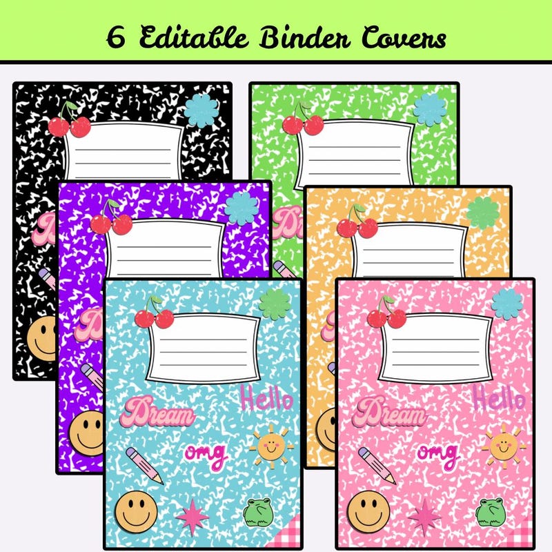 Cute Binders - Etsy