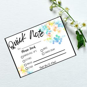 Printable Daycare Note Home - Etsy