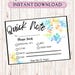 Printable Daycare Note Home - Etsy