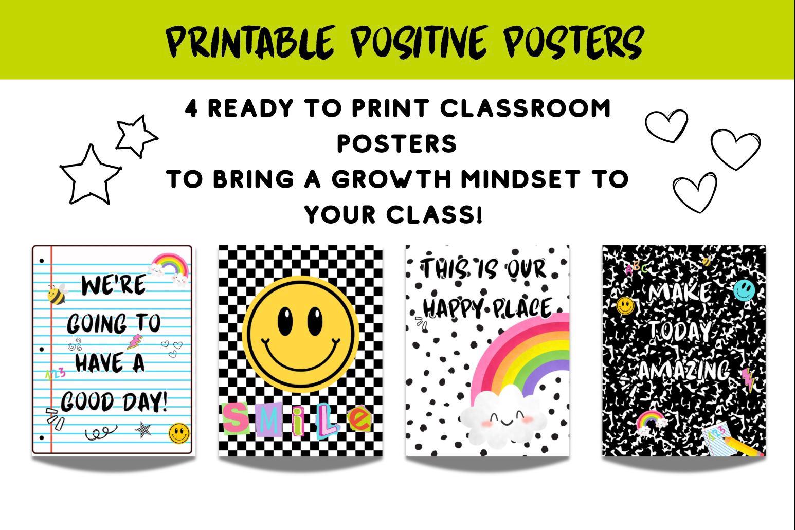Retro Posters, Classroom Decoration, Printables - Etsy
