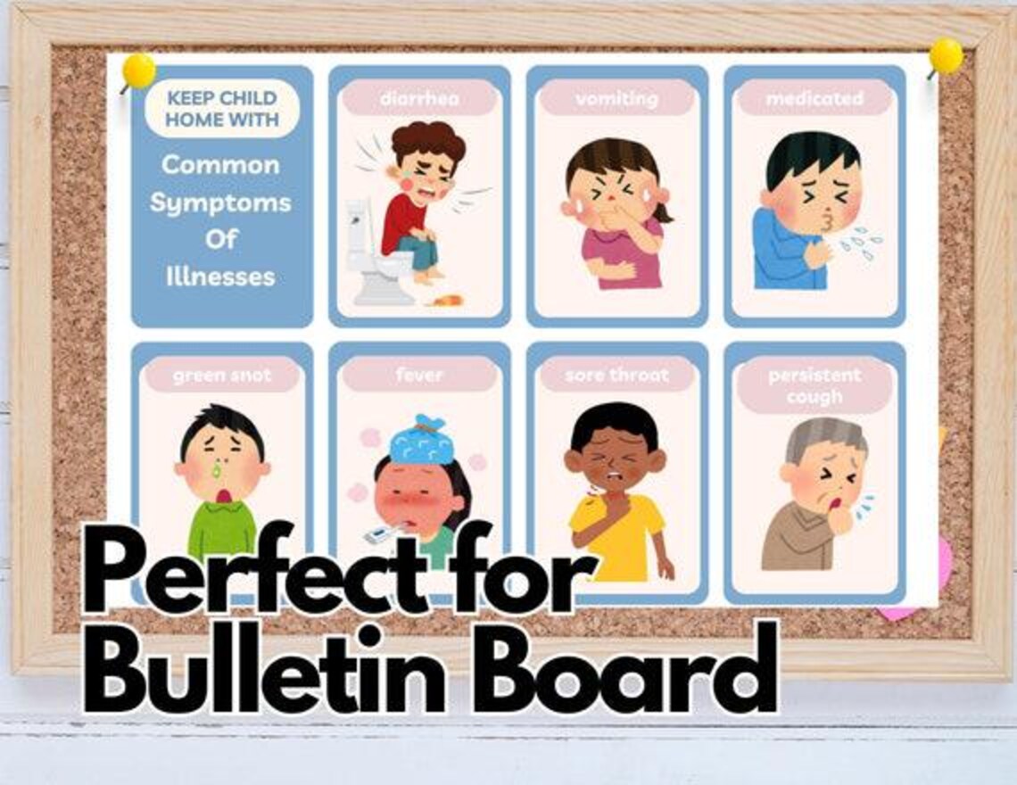 Printable Daycare Sick Policy Children's Illness Report Ideal for ...
