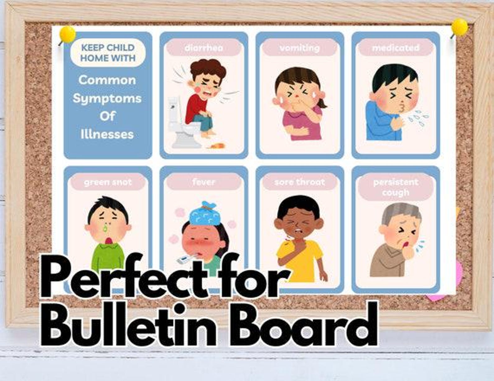 Printable Daycare Sick Policy Children's Illness Report Ideal for ...