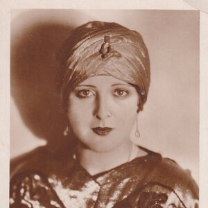 Vintage Postcard, Billie Dove With Costume, Movie Star, Cinema Artist, Film Actress, Memorabilia ...